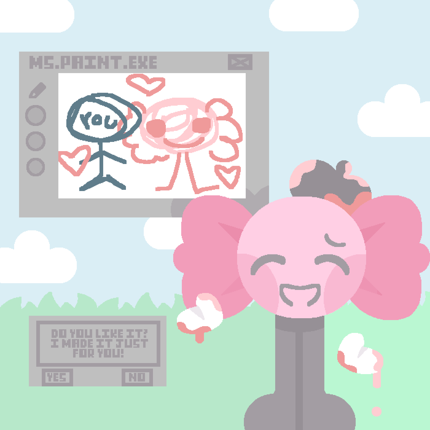 Pixilart - Kinito the artist by CuteWorld