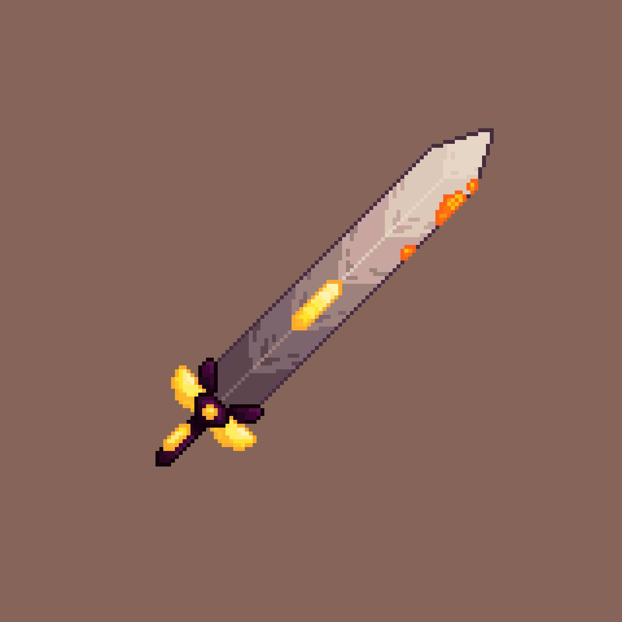 Pixilart - nether sword by Lvpvn
