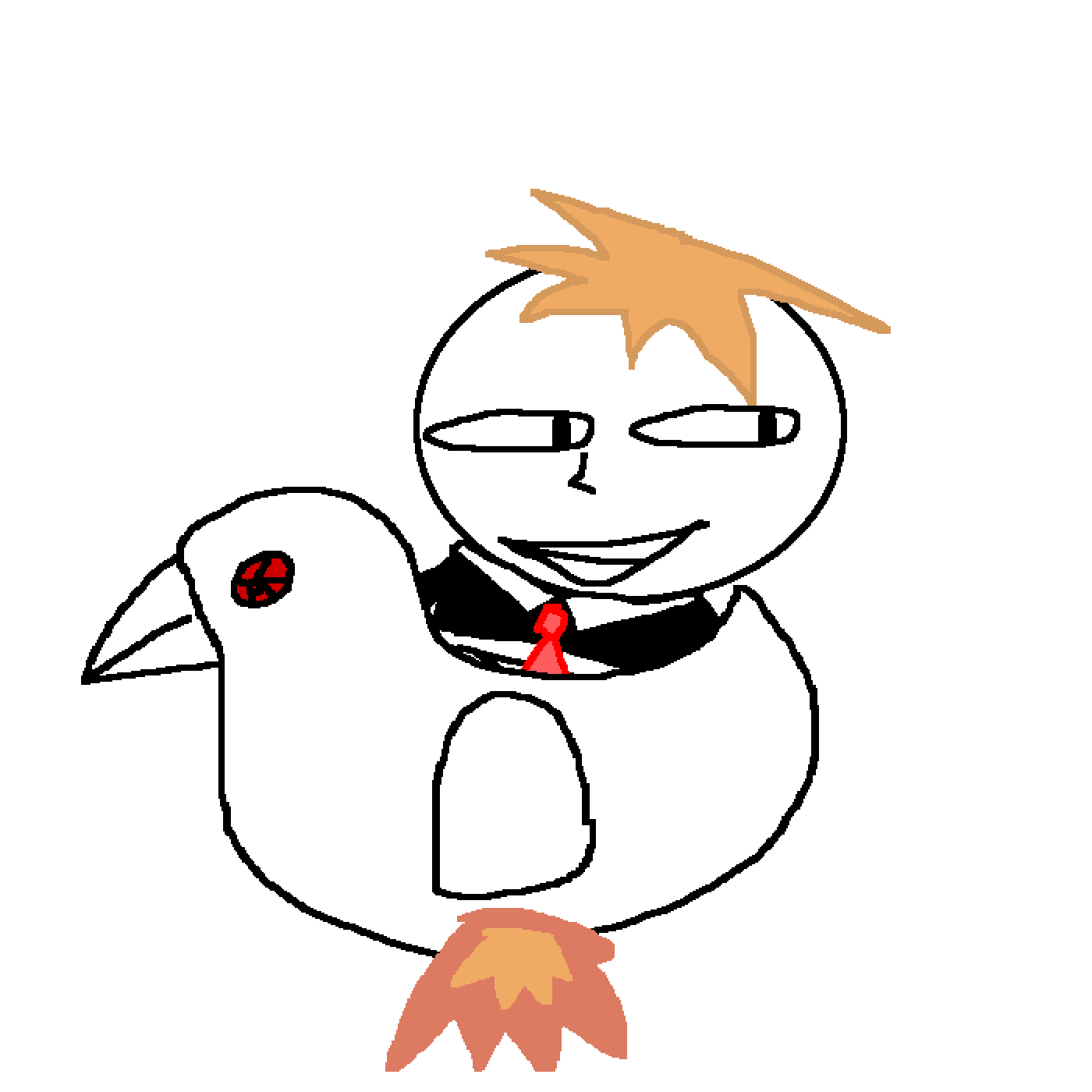 Pixilart - Duck ship by T-j-official