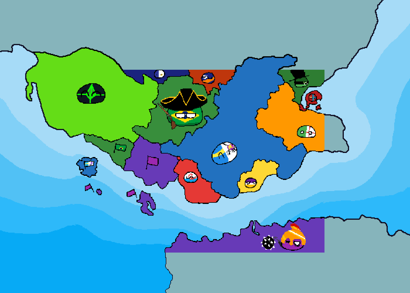 Pixilart - The AMF Map by FAMK