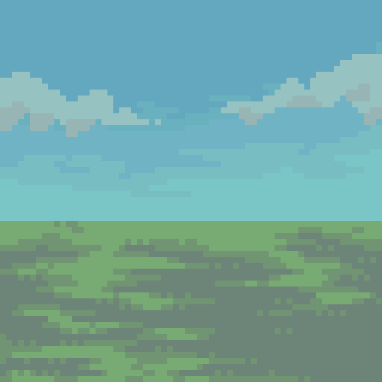 Pixilart - Blue Sky Practice by Bit-Kohi
