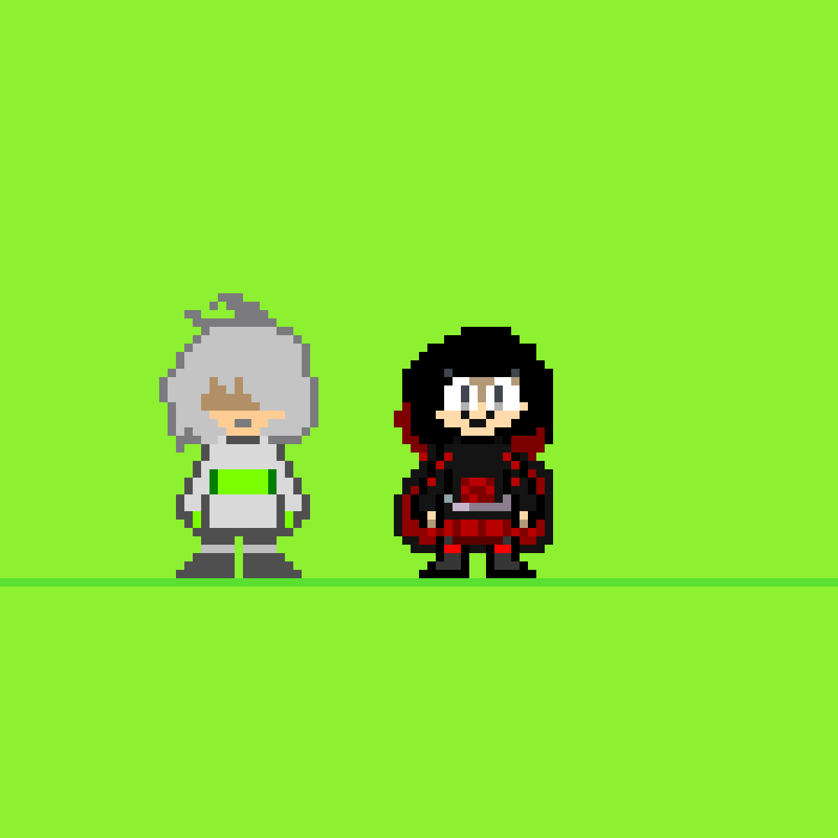 Pixilart - RWBY Art Ruby Rose Overworld Sprite Test by Cosmogos