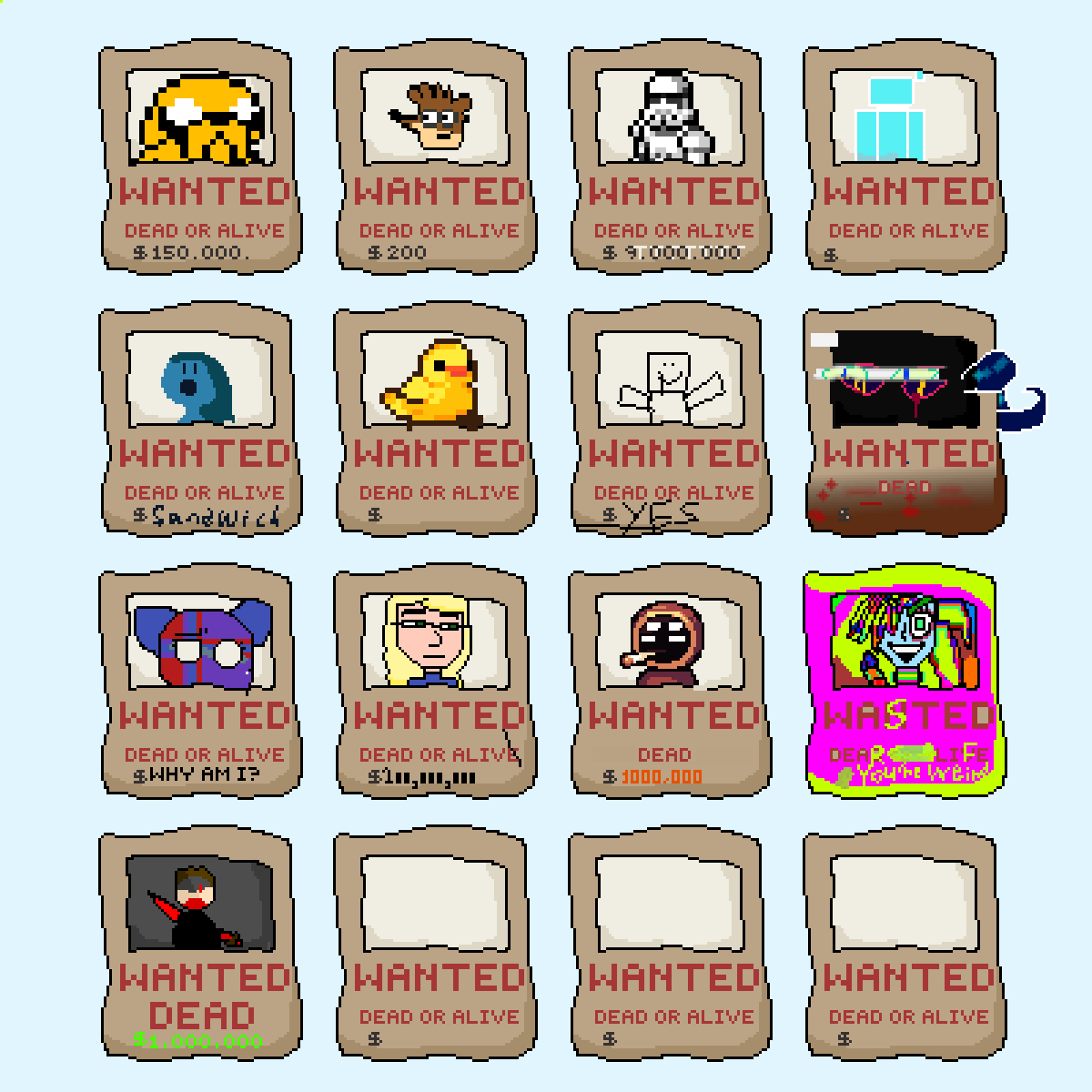 Pixilart - Wanted Character Collab by Bob-the-mighty