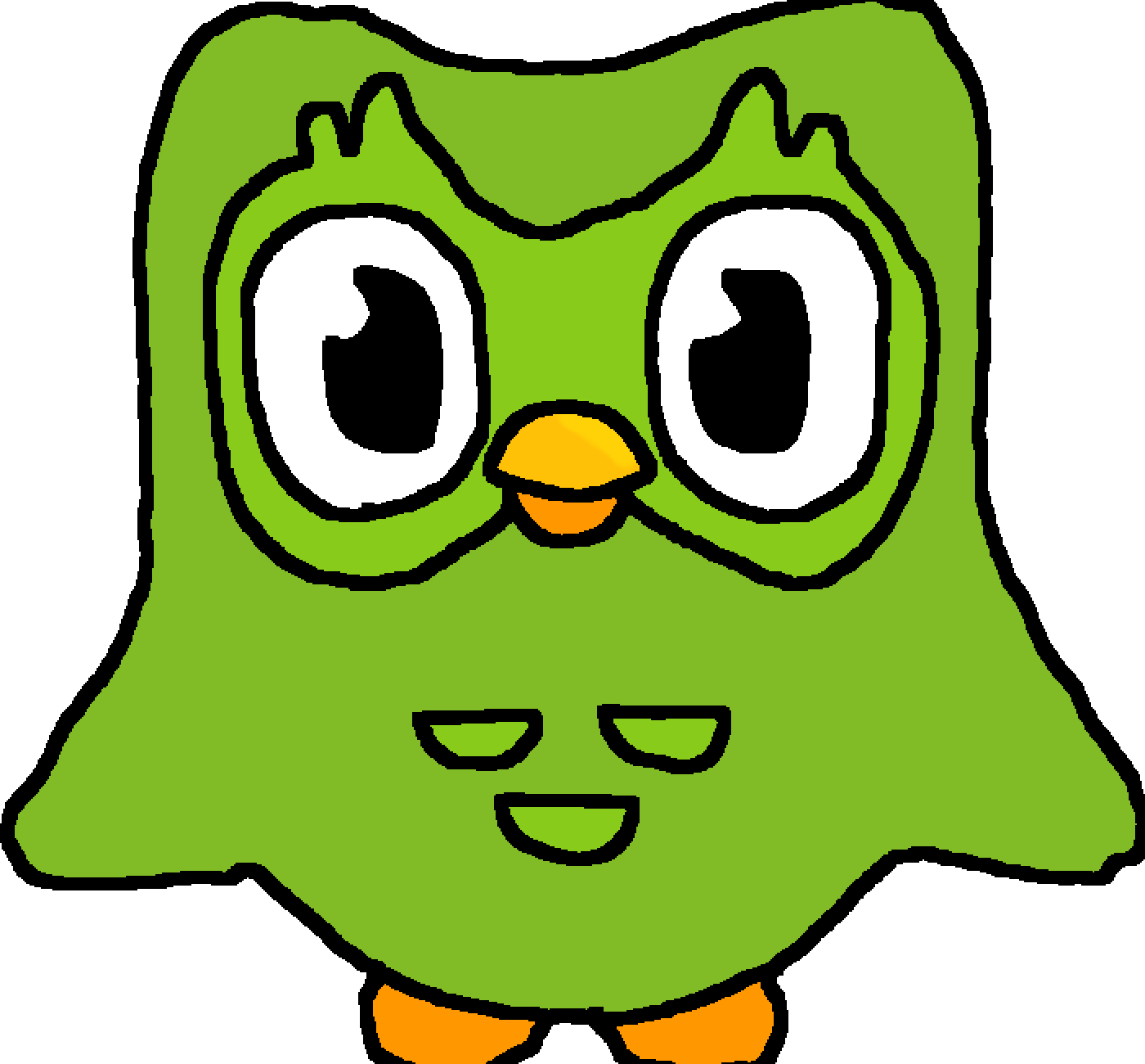 Pixilart - Duolingo by FroggyArtist