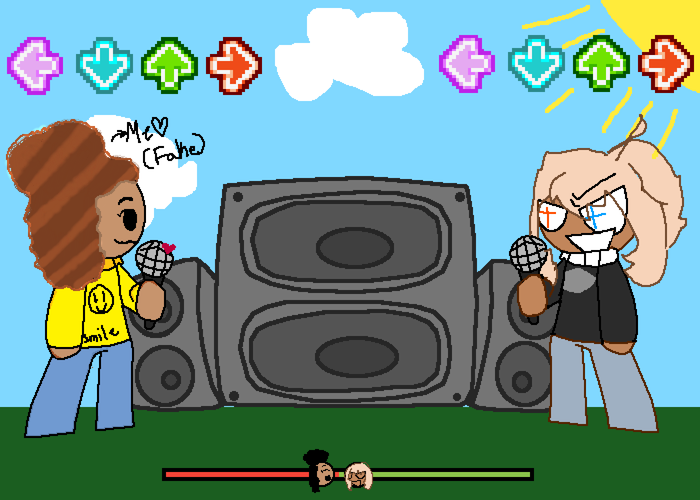 Pixilart - fnf collab base by Y2k4EVER