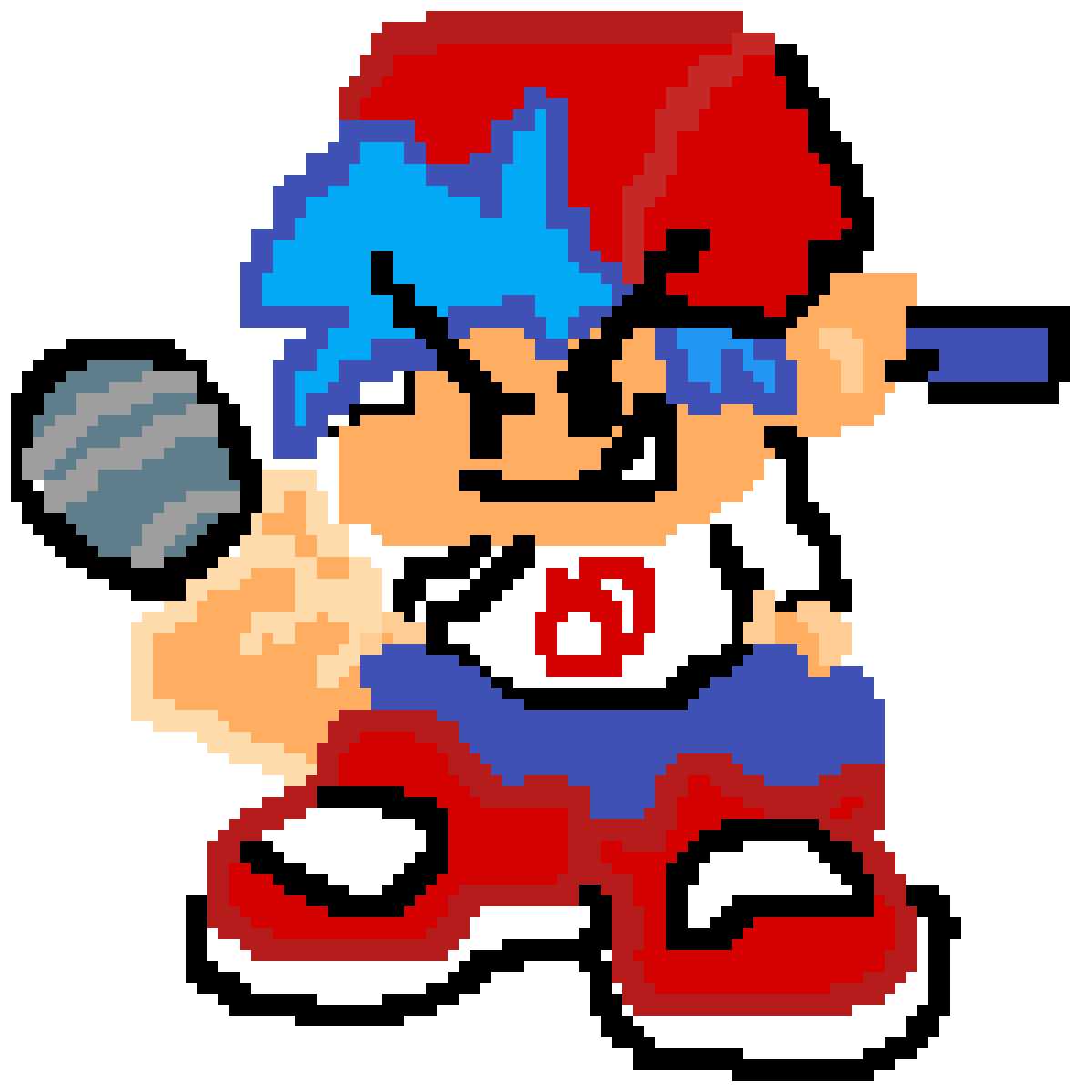 Pixilart - Pixel BF by SonicFast1991