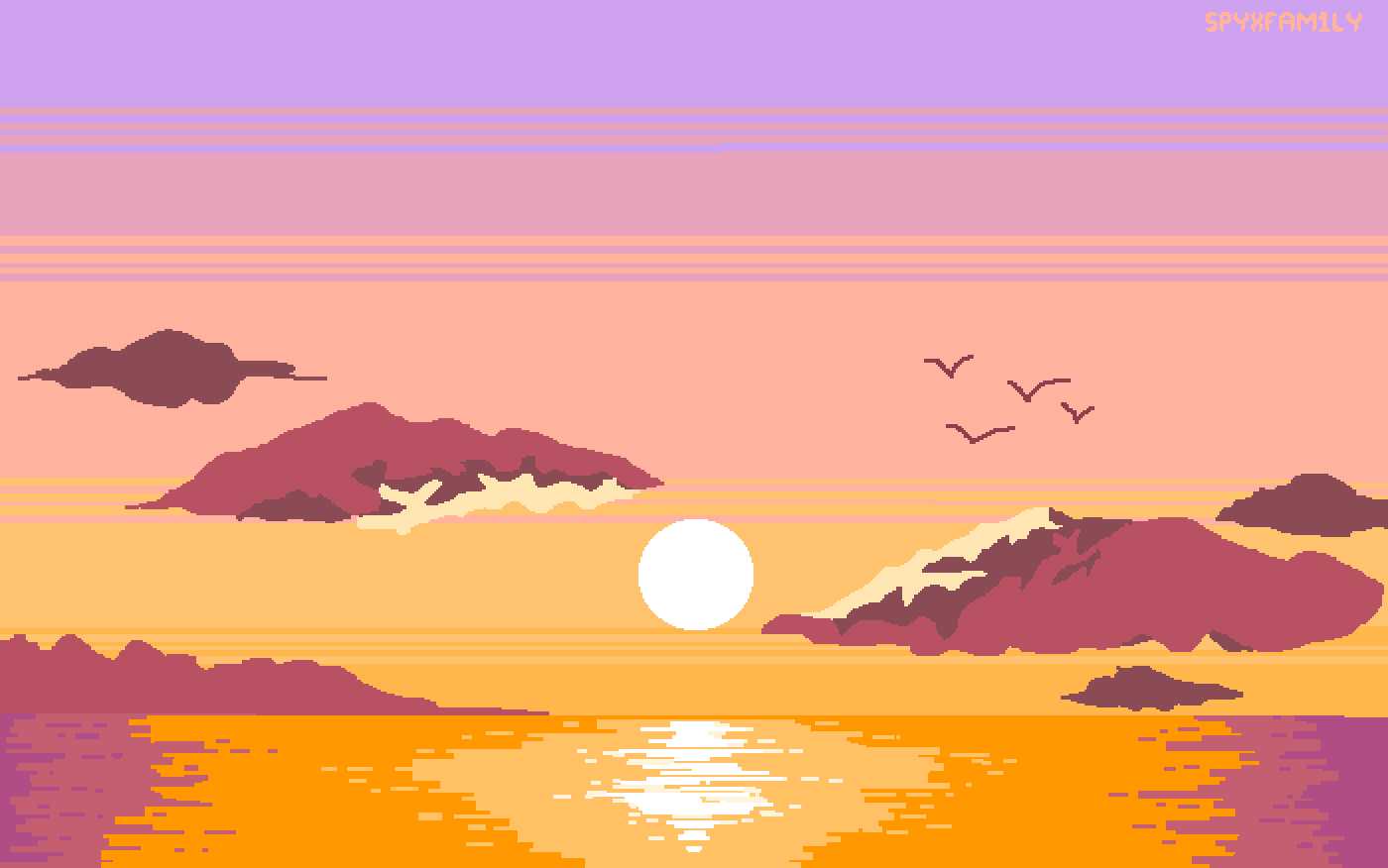 Pixilart - sunset sky by k1uu