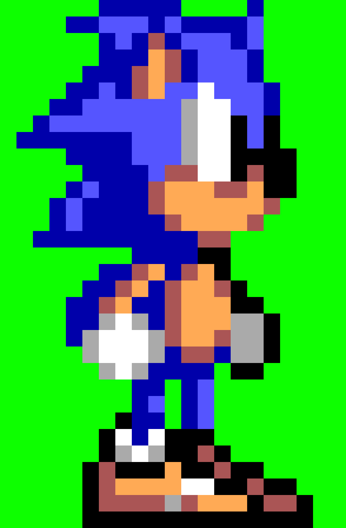 Pixilart - 8 bit Sonic by ArturoVerse