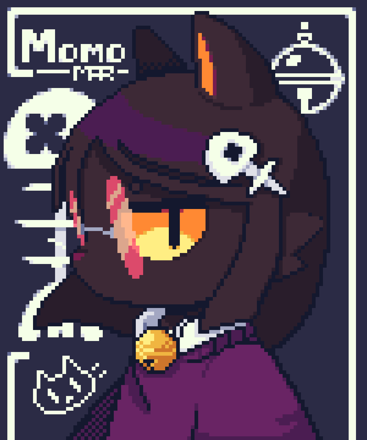 Pixilart - Cool cat Momo by MarFish