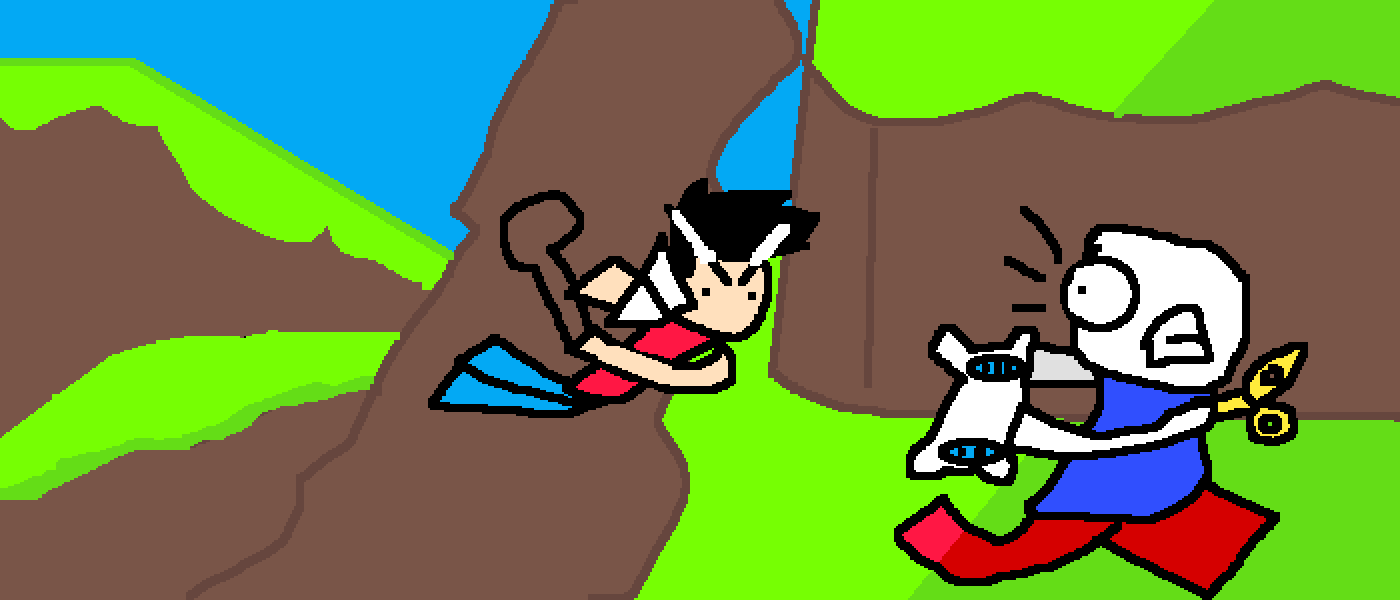 Pixilart - super scuffle fanart wip1 by davinthewop