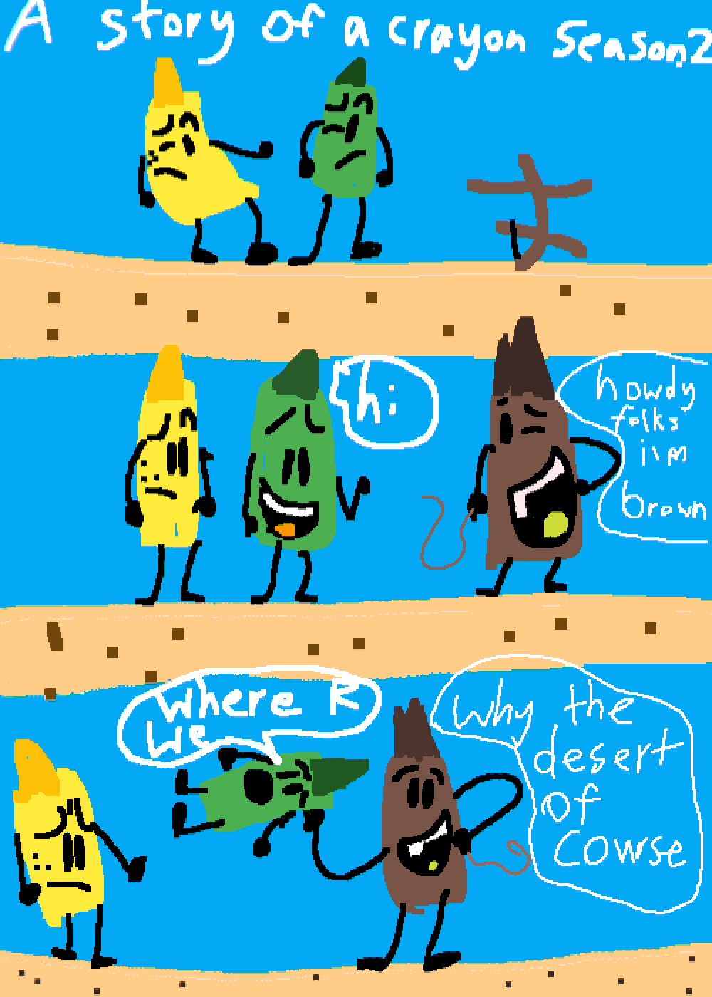 Episode 28 - A Story of a Crayon - Pixilart Comics