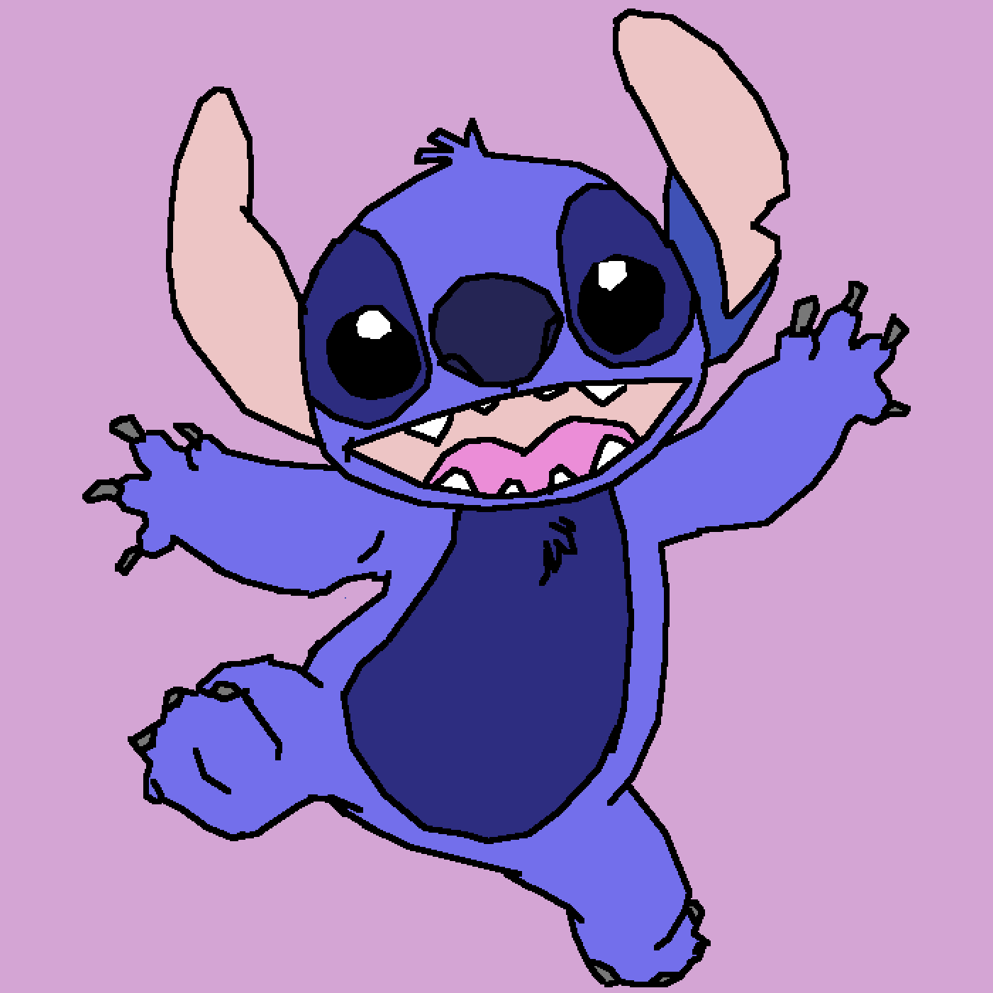 Pixilart - stitch by Haruna-Yamada