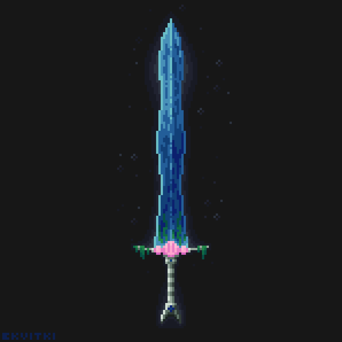 Pixilart - Swordtember 9 - Ocean by Ek-Vitki