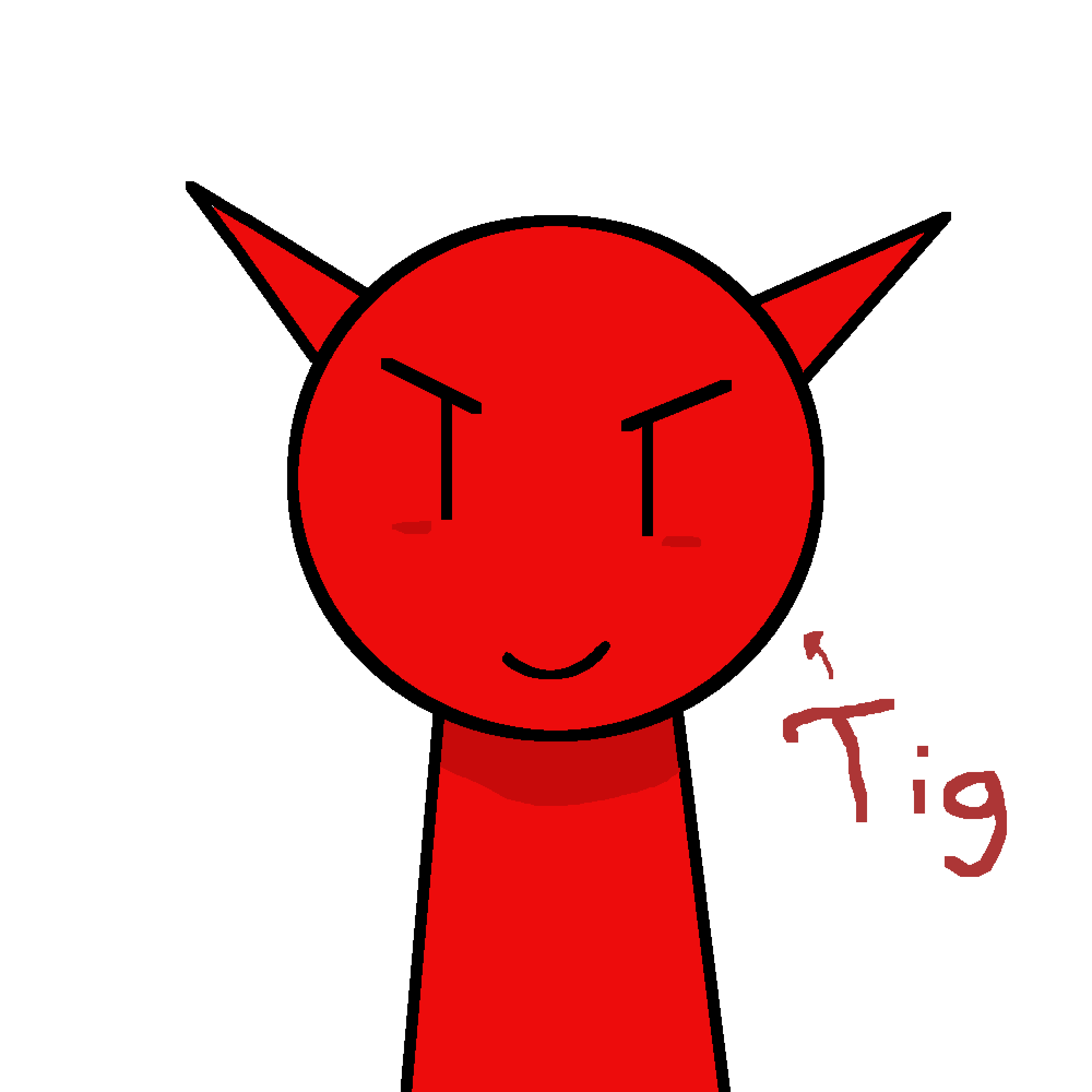 Pixilart - Tig from sprinkle (sprunki) by DMx9gdos5PMH3KO