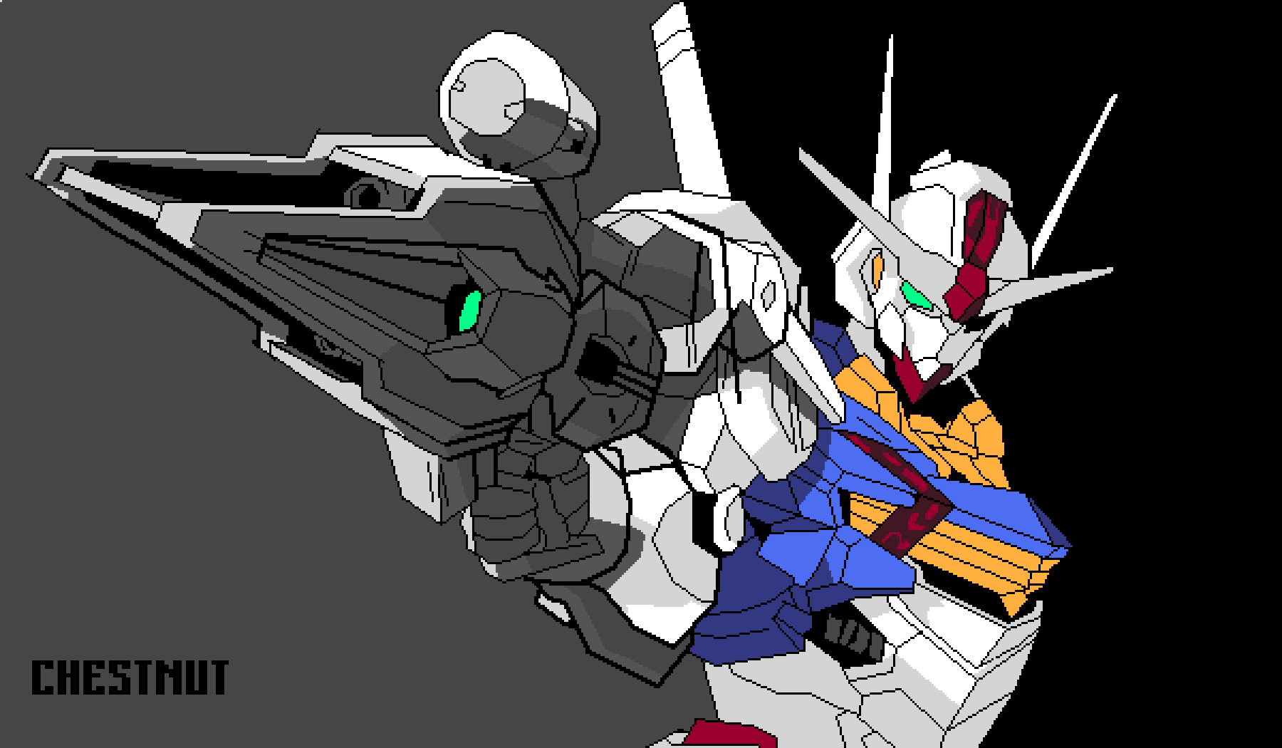 Pixilart - Gundam Aerial #1 by Chester-T