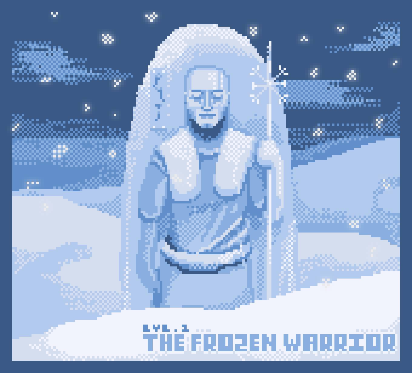 Pixilart - The Frozen Warrior by GoldenMoon