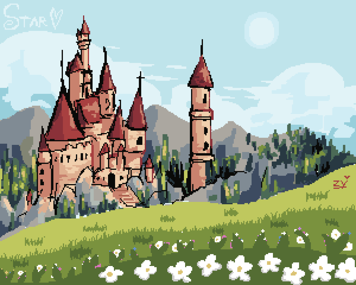 Pixilart - Castle by Zenyy