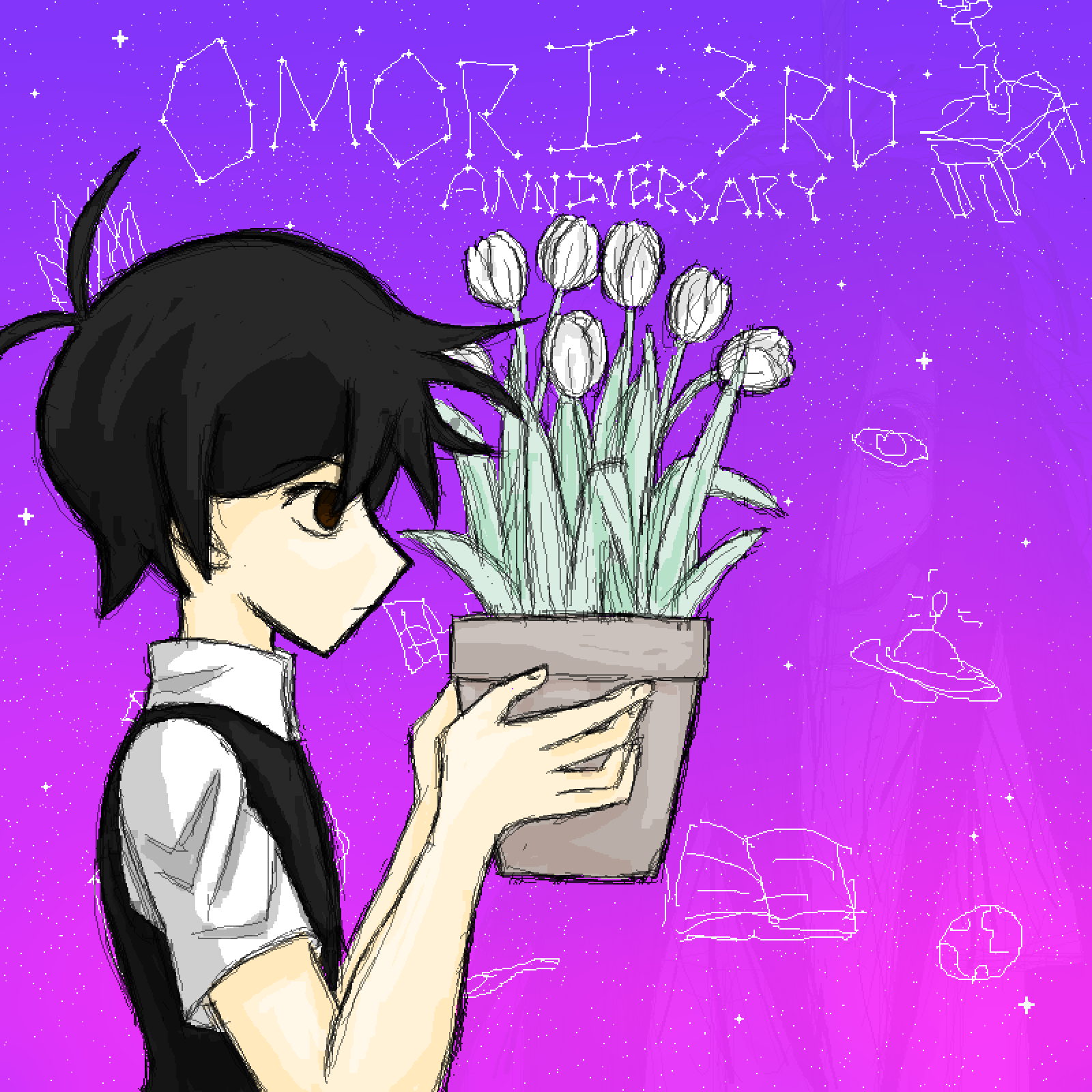 Pixilart - Omori Third Anniversary (redraw) by LOLCATS