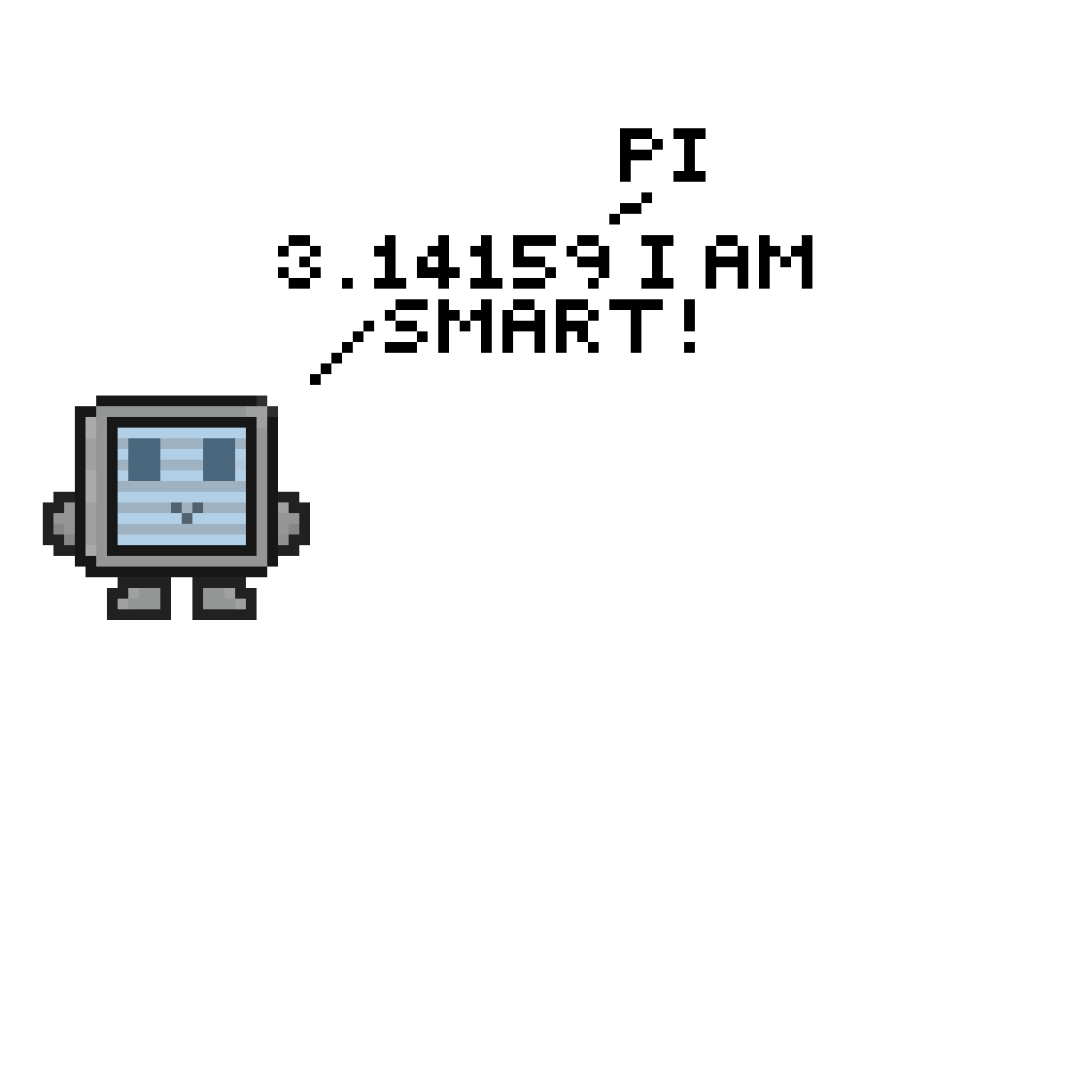 Pixilart - Robby is smart by Freeaccount