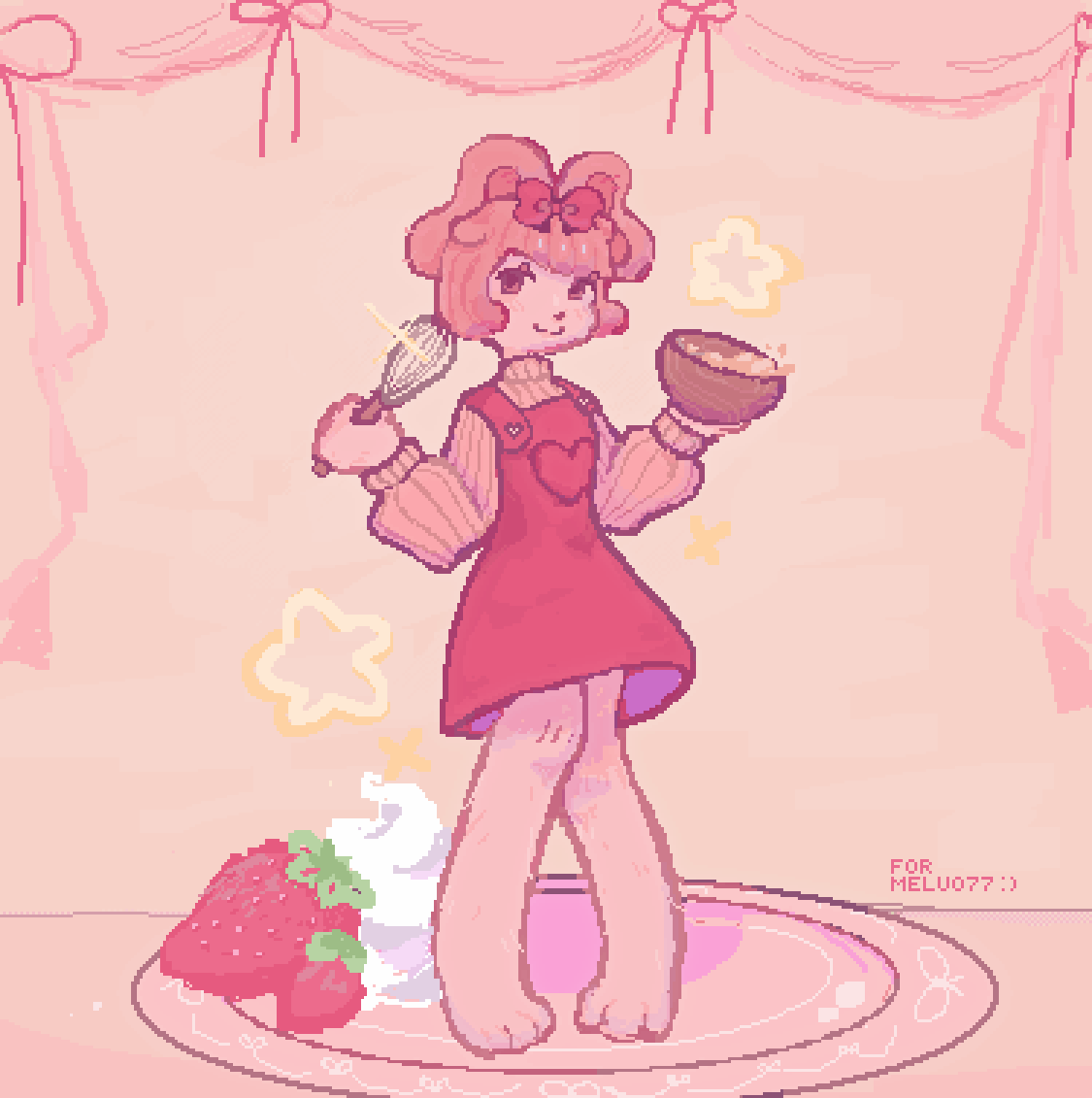Pixilart - fanart for melu by EnamelWarfare