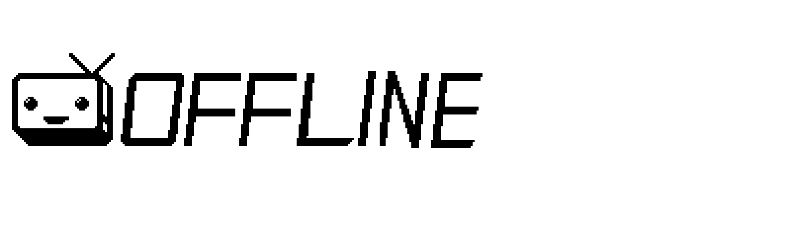 Pixilart - Offline Tv Logo by sqrl