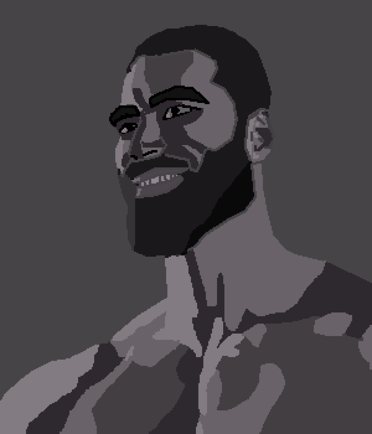 Edición giga chad - Herramienta gratuita de dibujo en línea de pixel ...