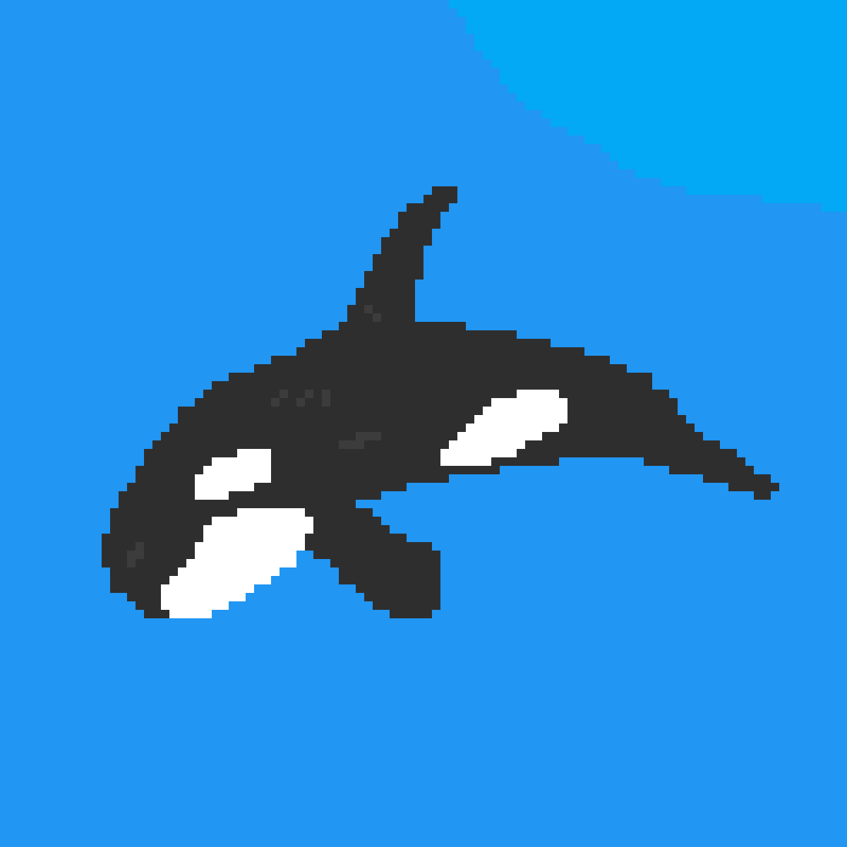 Pixilart - Day 114: Orca Whale by Chocolateisgood