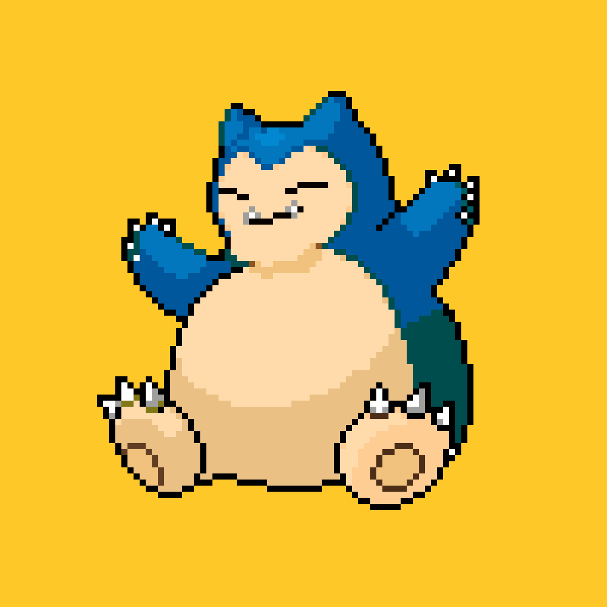 Pixilart - Snorlax by LuckyPenny99