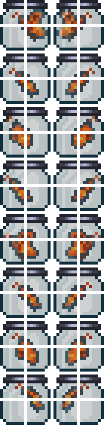 Pixilart - Terraria Tile ID #295 | Julia Butterfly Jar by tSpritesheeter