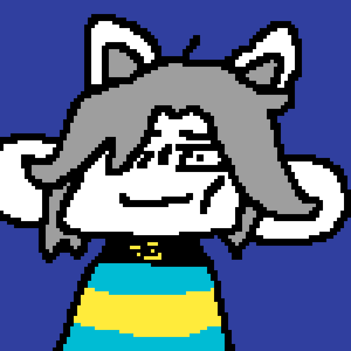 Pixilart - REQUEST [temmie w man face] REQUEST by Big-Nazzer