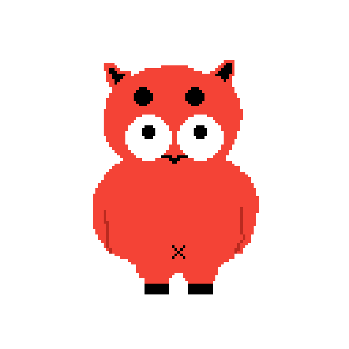 Pixilart - #Pixel Redbot Owl gif by Pixelbotfamily