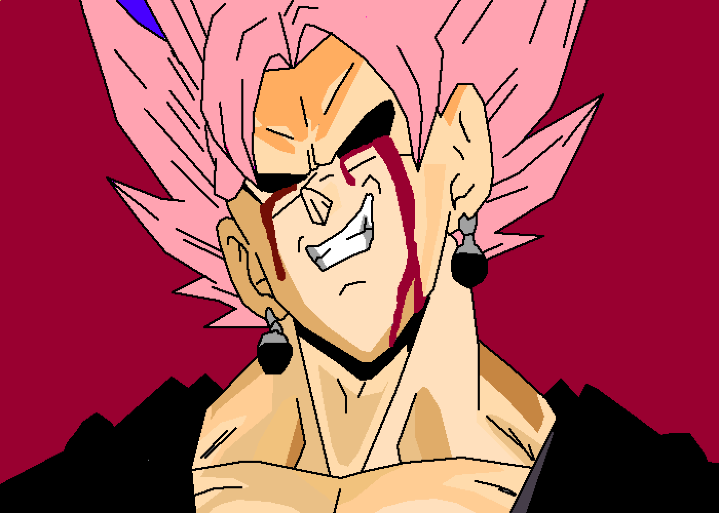 Pixilart - rose Gold ------ Vegito by Sonicfangokufan