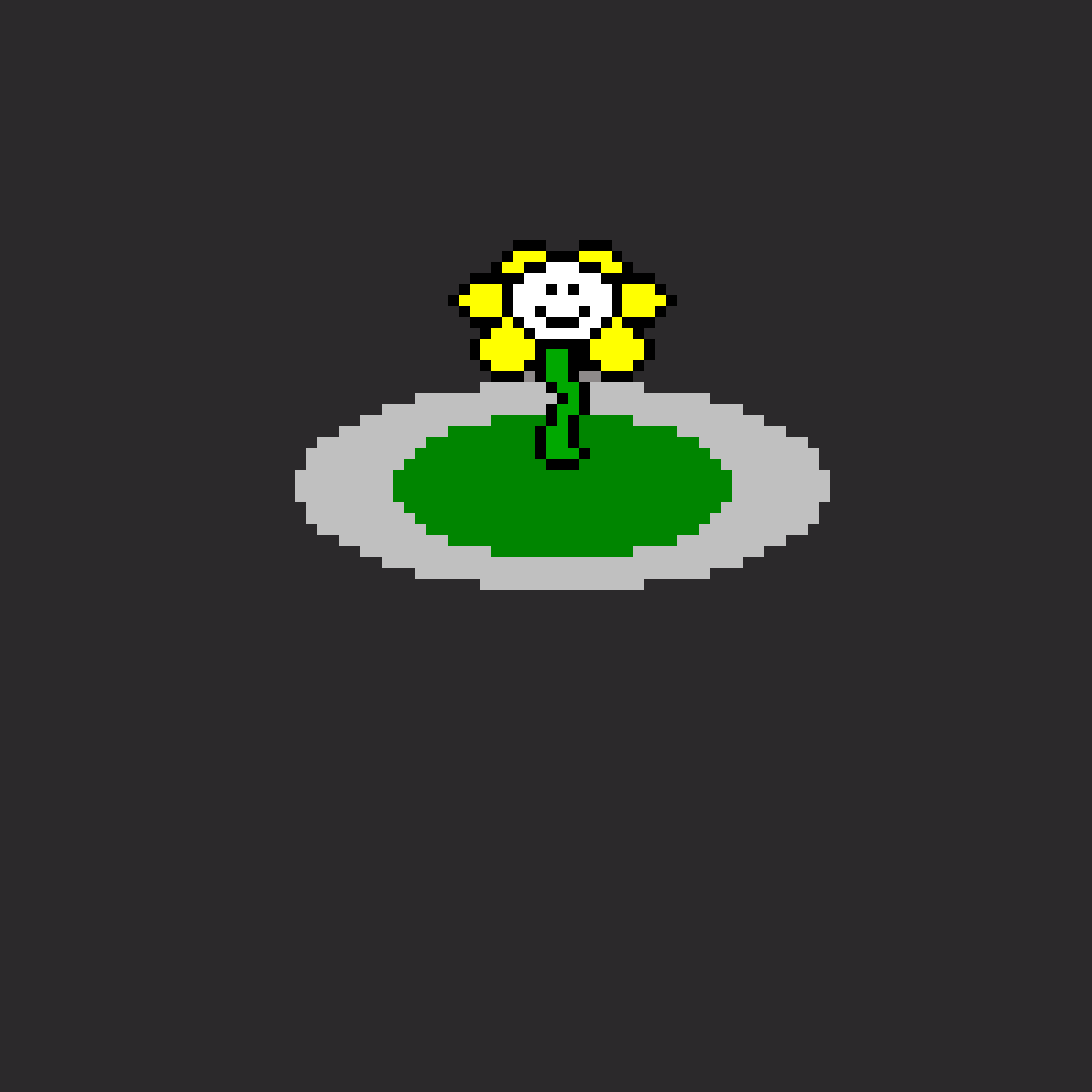 Pixilart - Flowey by MacPlate24