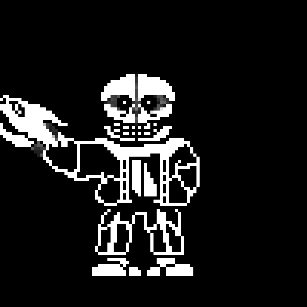 Pixilart - funtime sans model: F by N-U-L-L