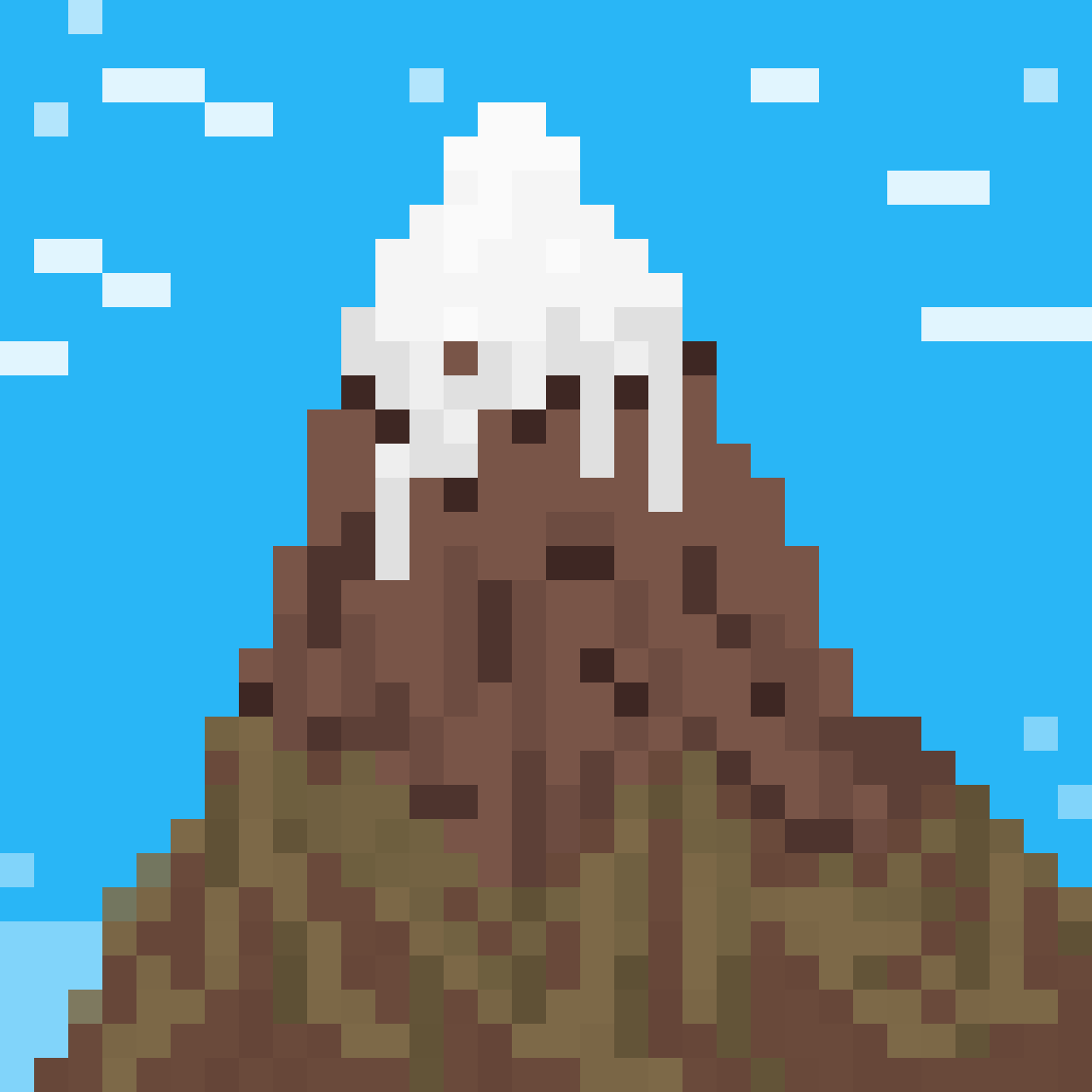 Pixilart - Mountain by Darkaberle