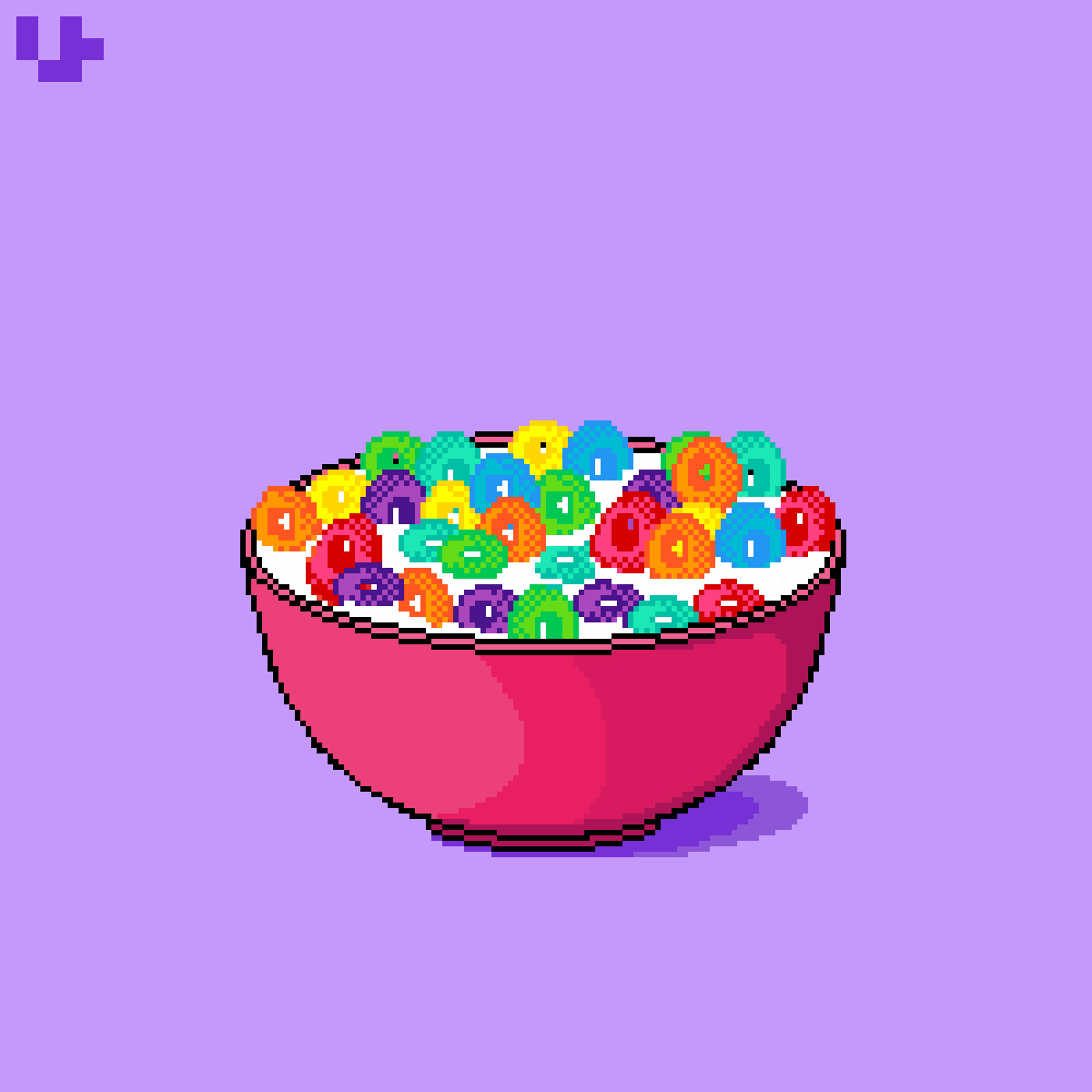 Pixilart - watermelon froot loops by pixelingthings