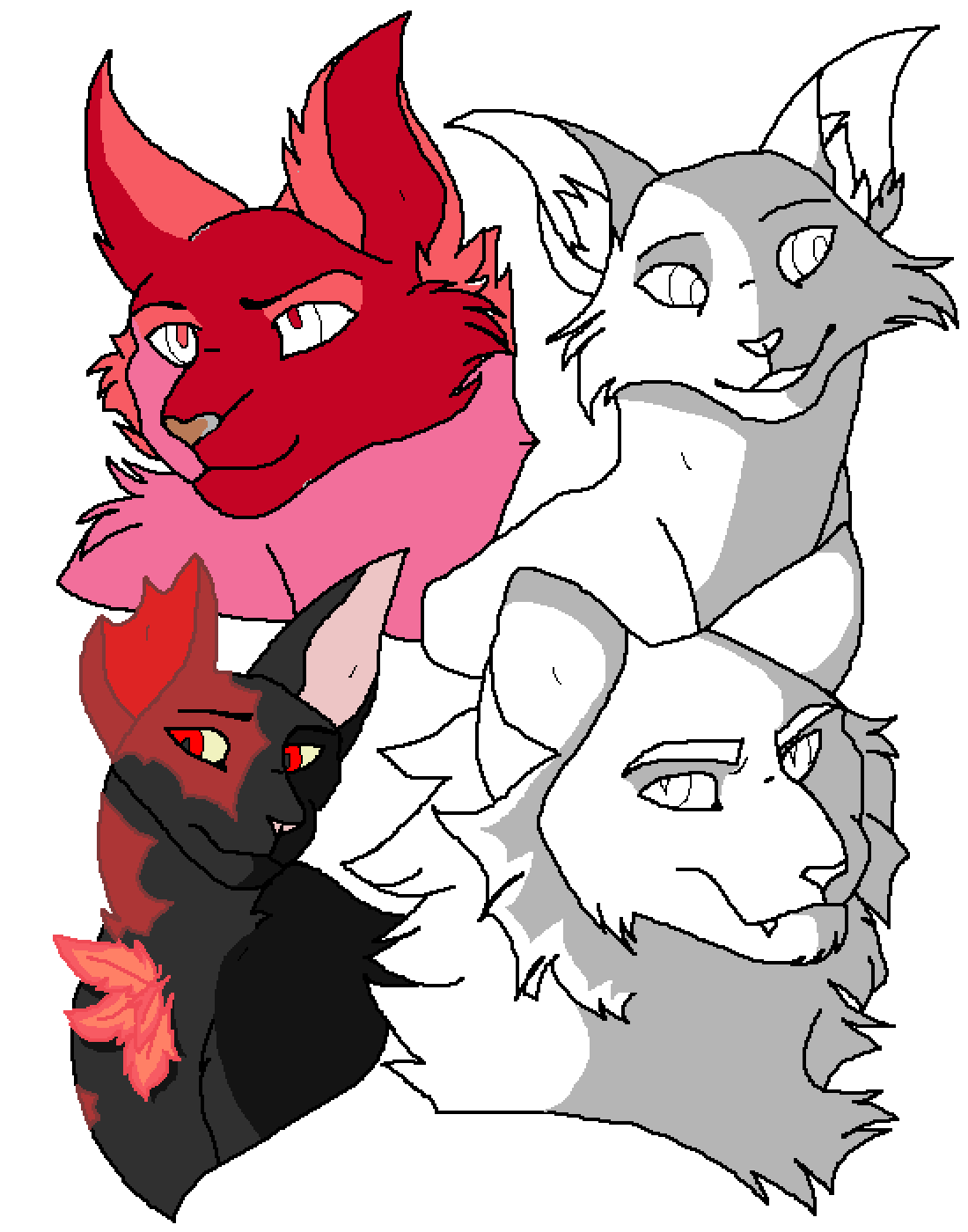 Pixilart - Warrior cats base by edwicruz2391