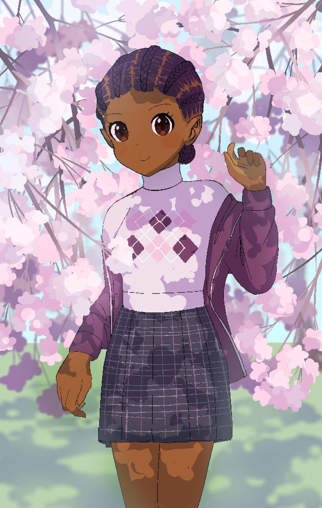 Pixilart - CHERRY BLOSSOMS by Fennekandi