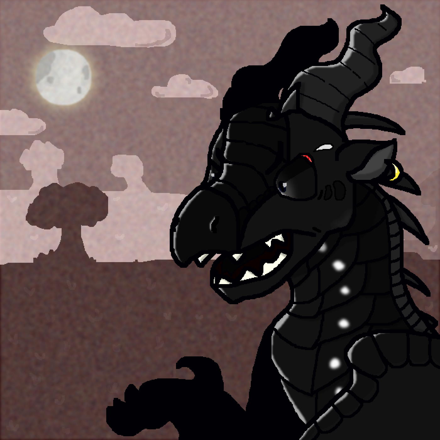 Pixilart - Darkstalker by KawaiiDaFurrBoi