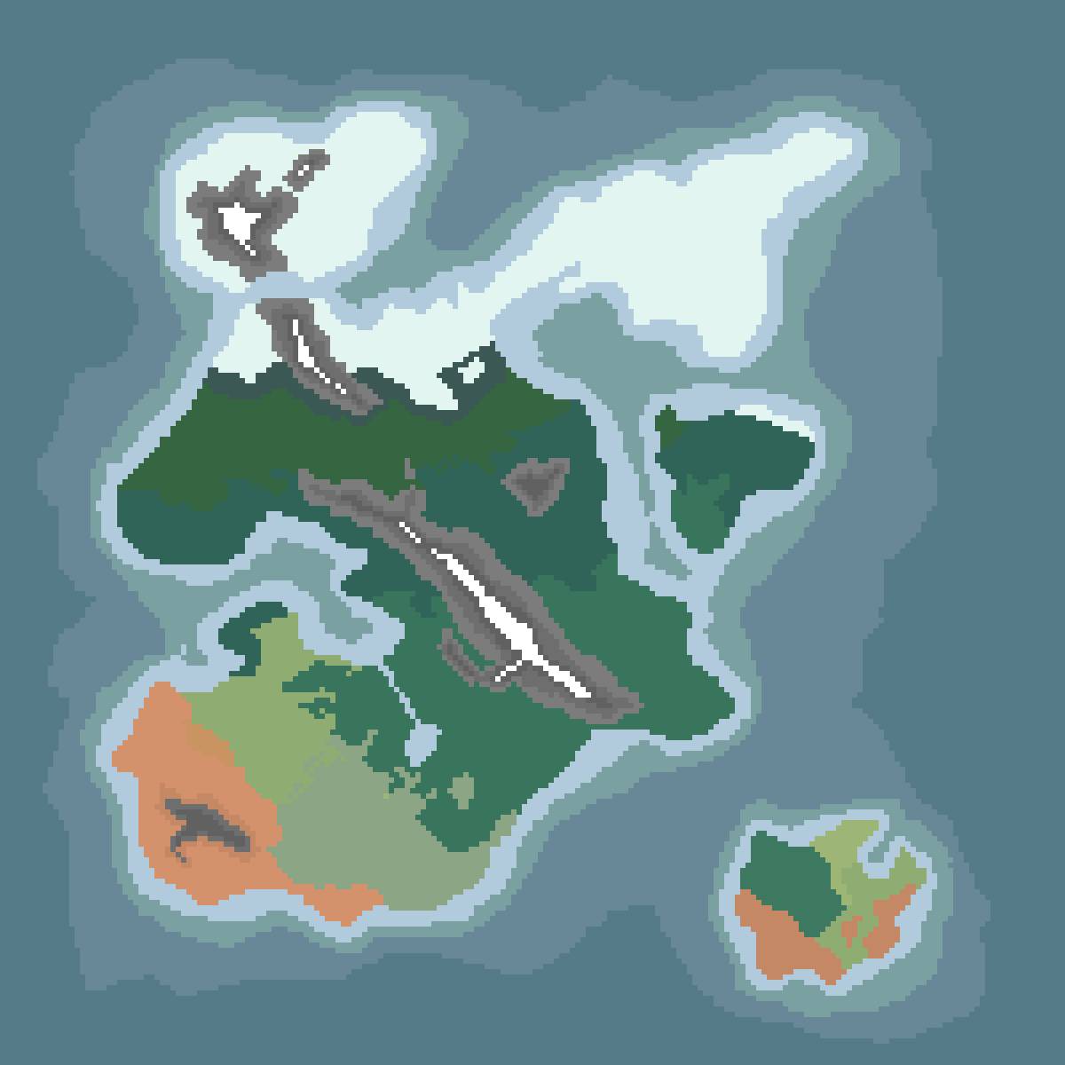 Pixilart - A continent by Swagistan