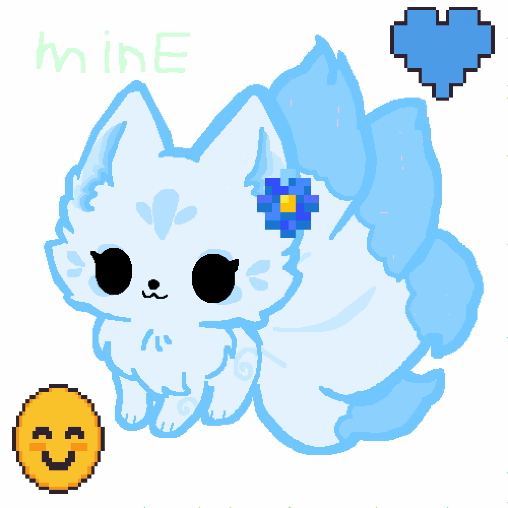 Pixilart - Kitsune Fox base by waterwolfreal