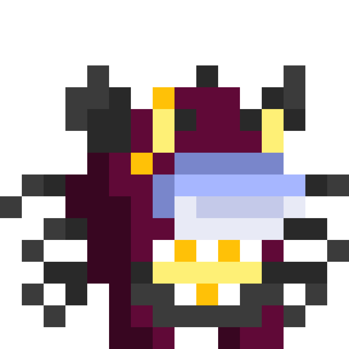 Pixilart - FNF Maroon parasite 16x16 by LandonLMR