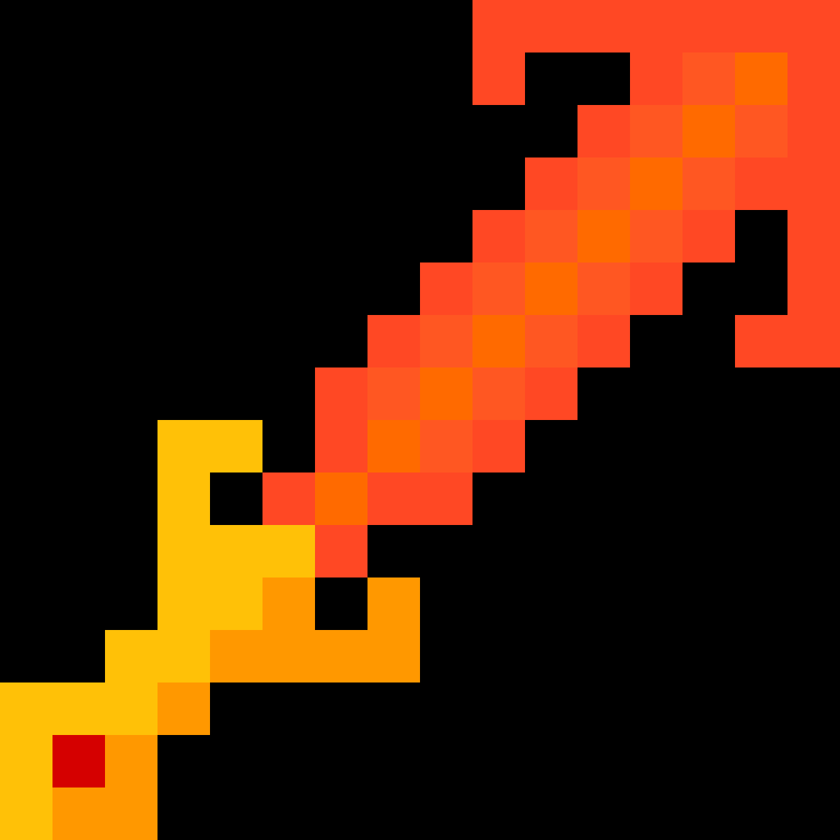 Pixilart - Flame Dagger by Quakequartz