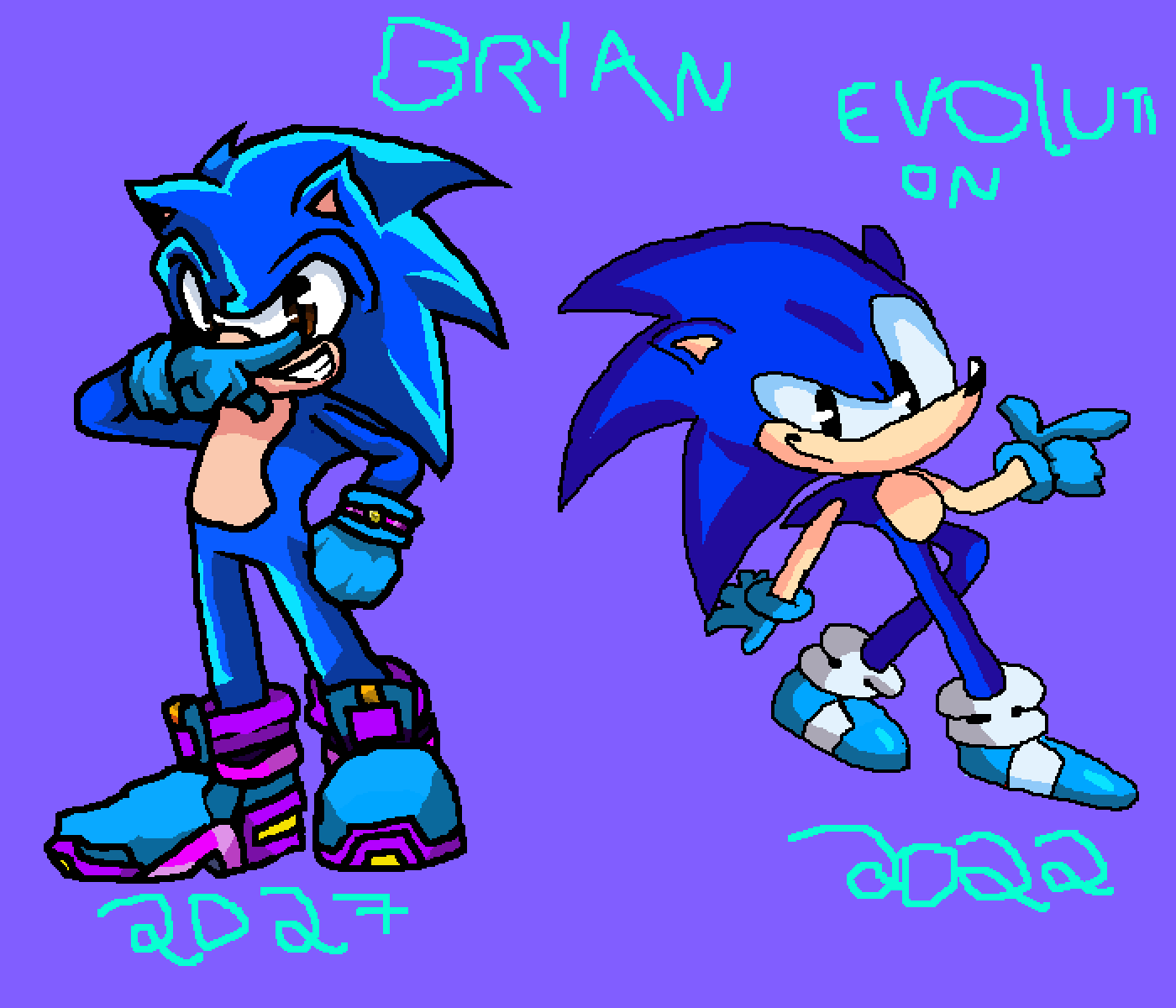 Pixilart - bryan evolution by Shadway