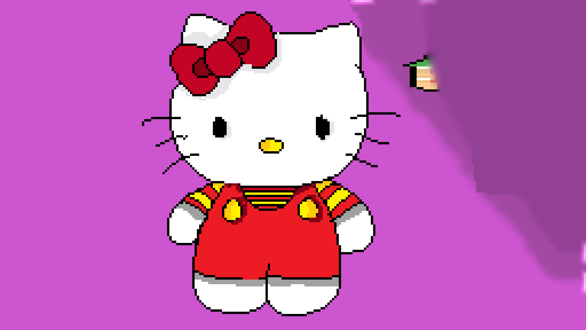 Pixilart - Hello kitty by cute-axolotl