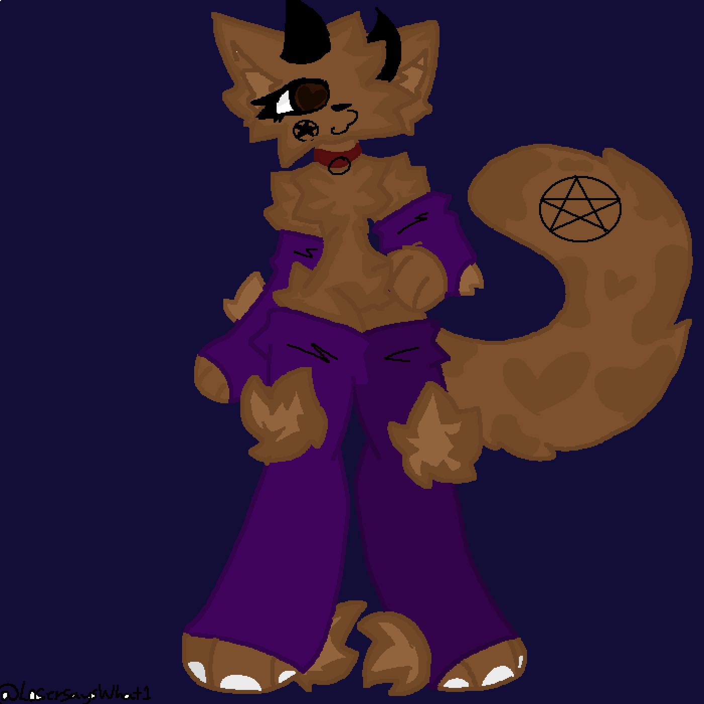 Pixilart - Alysse's fursona (Fursona Base) by onecrazyb1