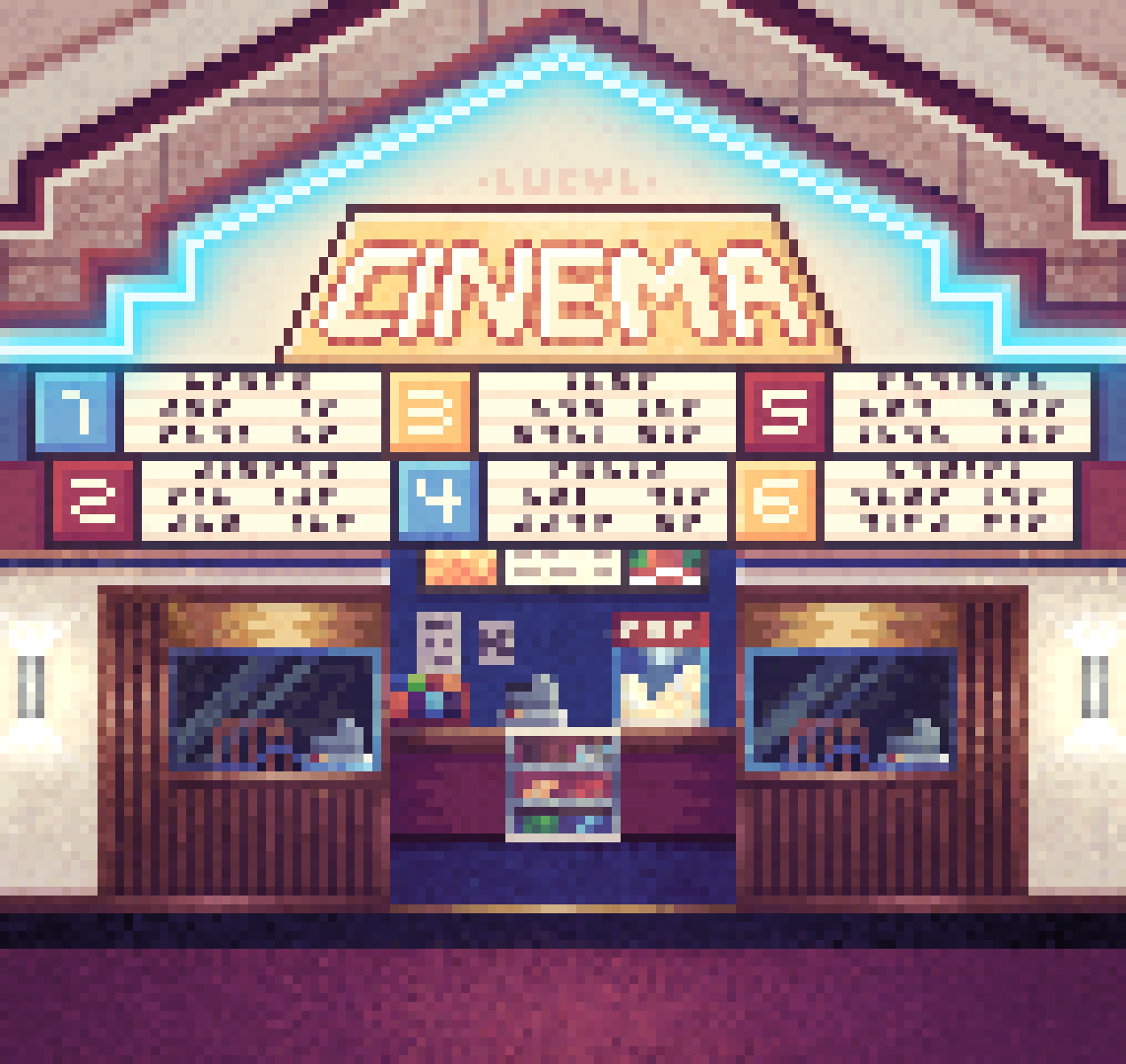 Pixilart - Starcourt Cinema by LucyL