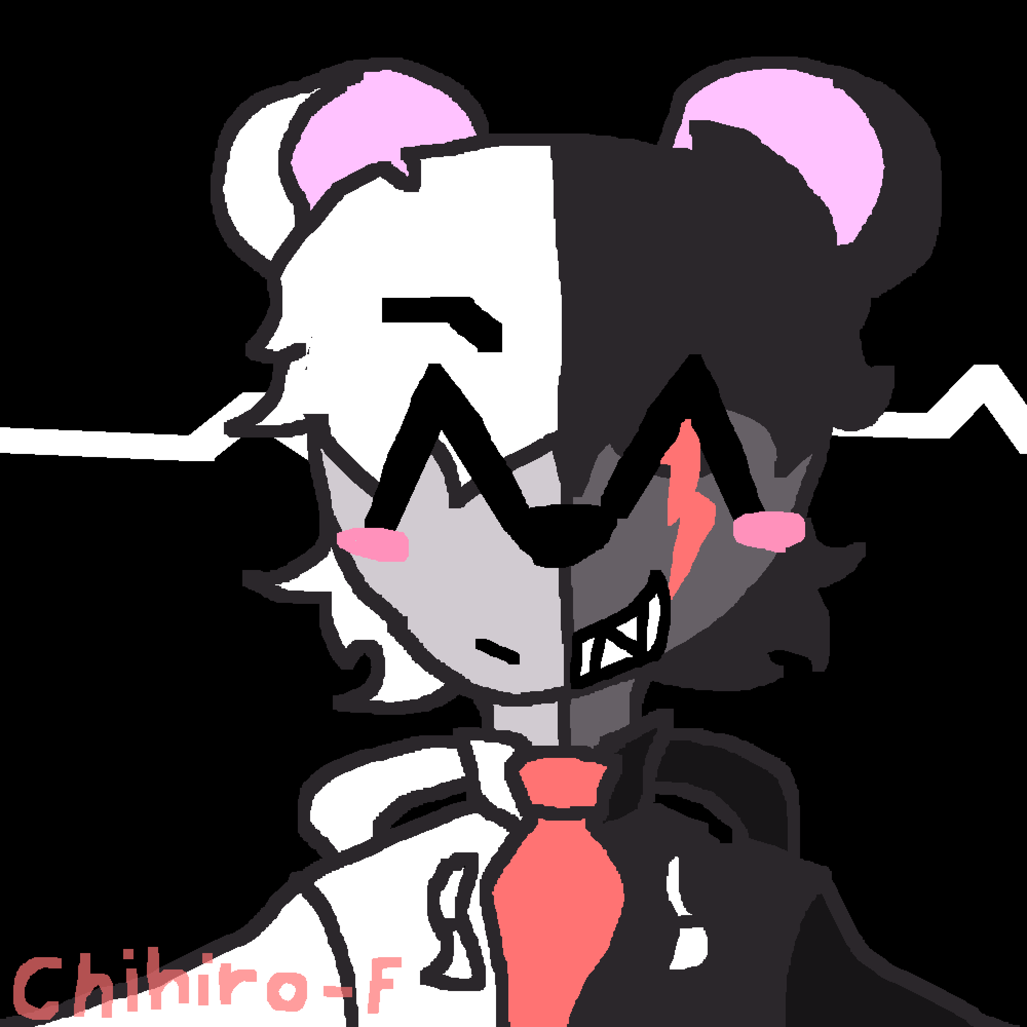 Pixilart - Monokuma by Chihiro-F