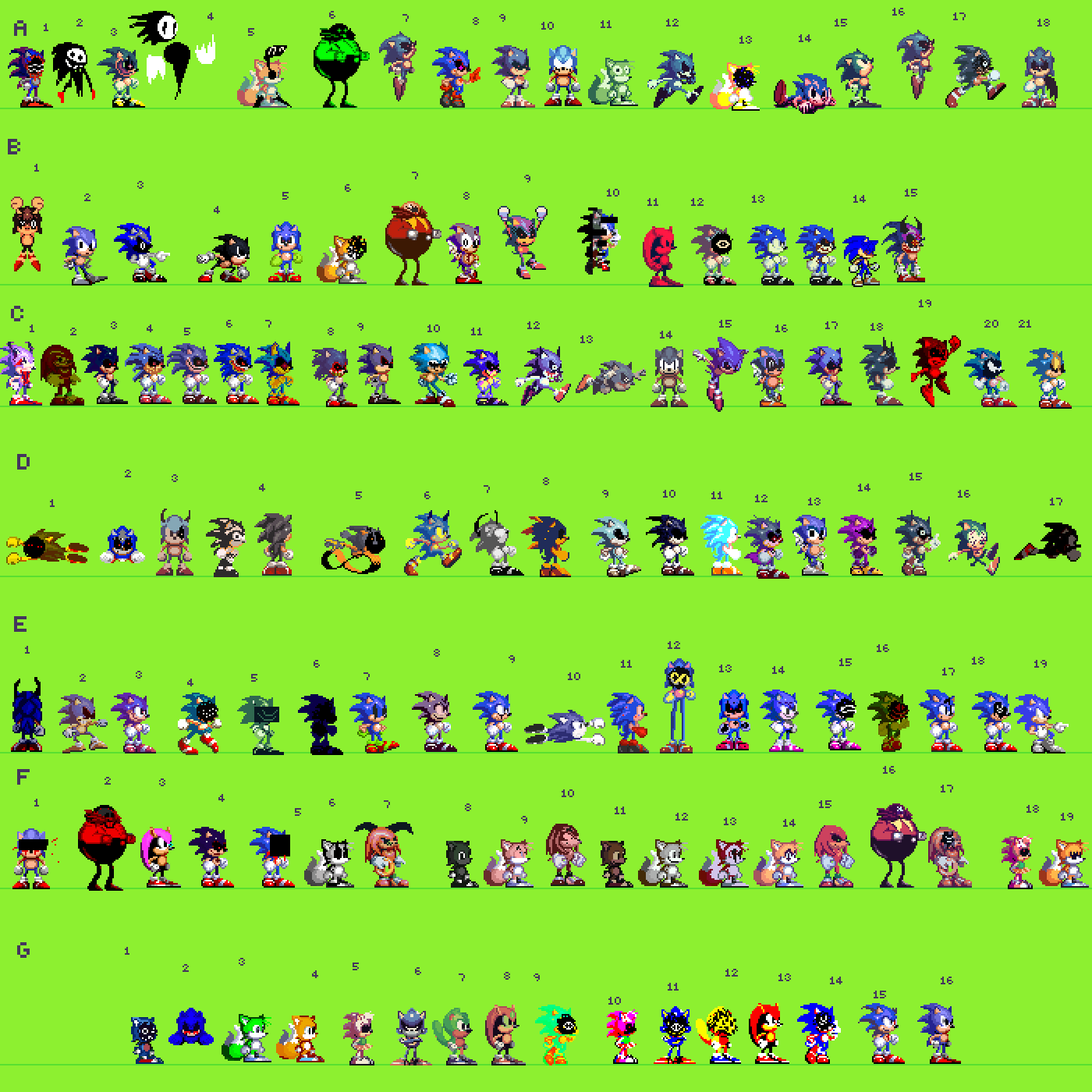 Pixilart - All of Hogman exes and Other exes by Cosmogos