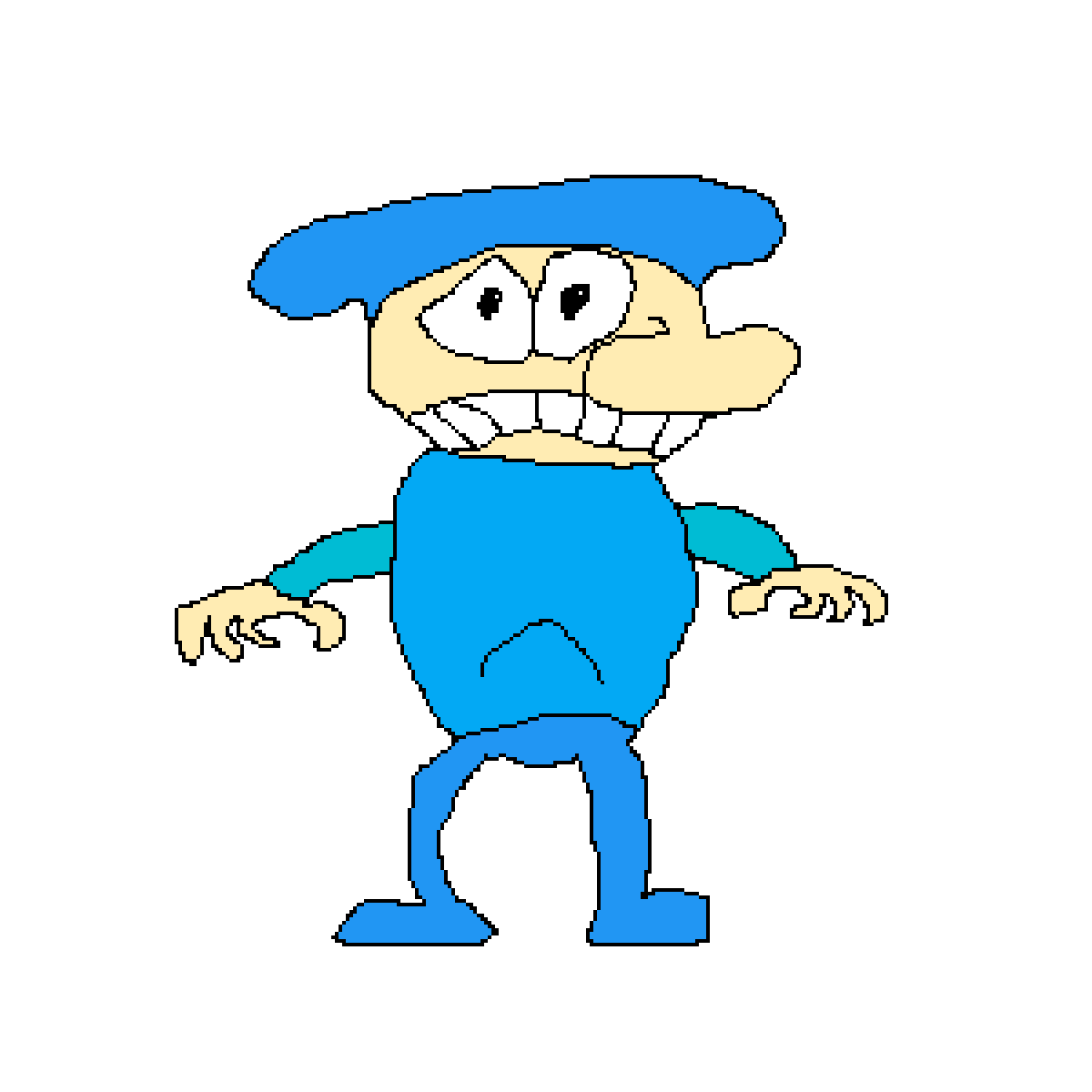Pixilart - Bruno (early idle animation) by tom502